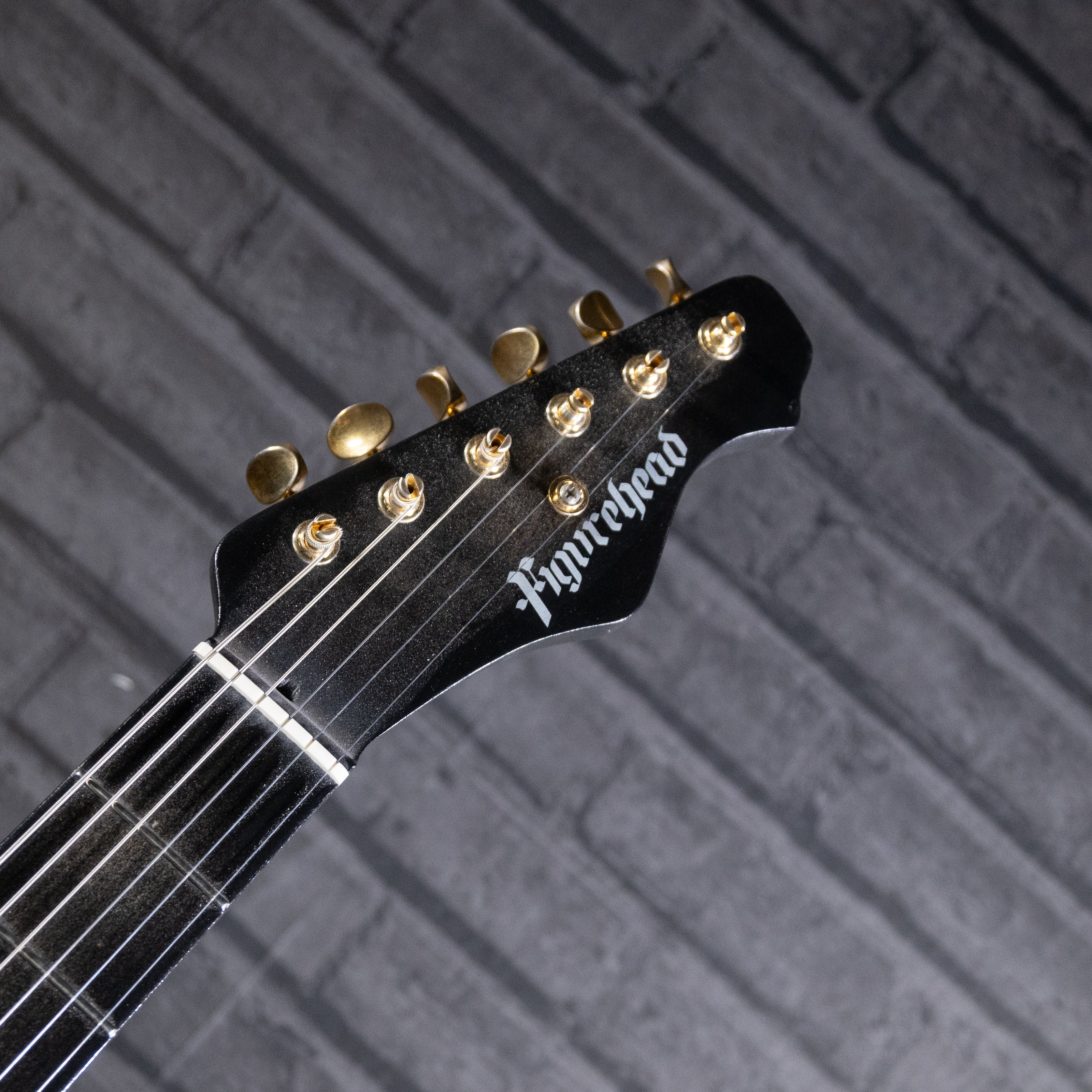 Figurehead Telecasper Black/White Pickups freeshipping - Impulse Music Co.