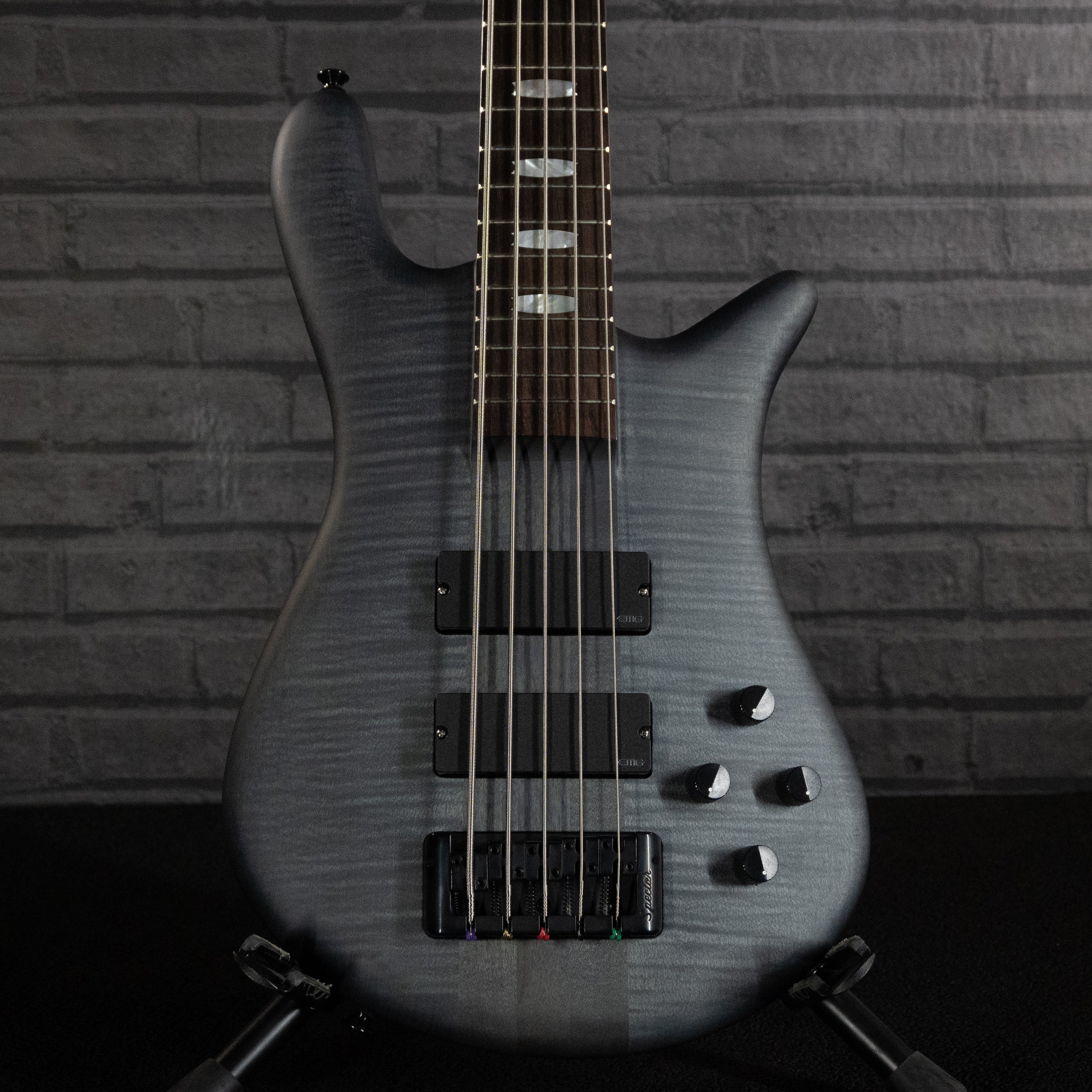 Spector Euro 5 LX 5-String Electric Bass Guitar (Trans Black Stain Mat