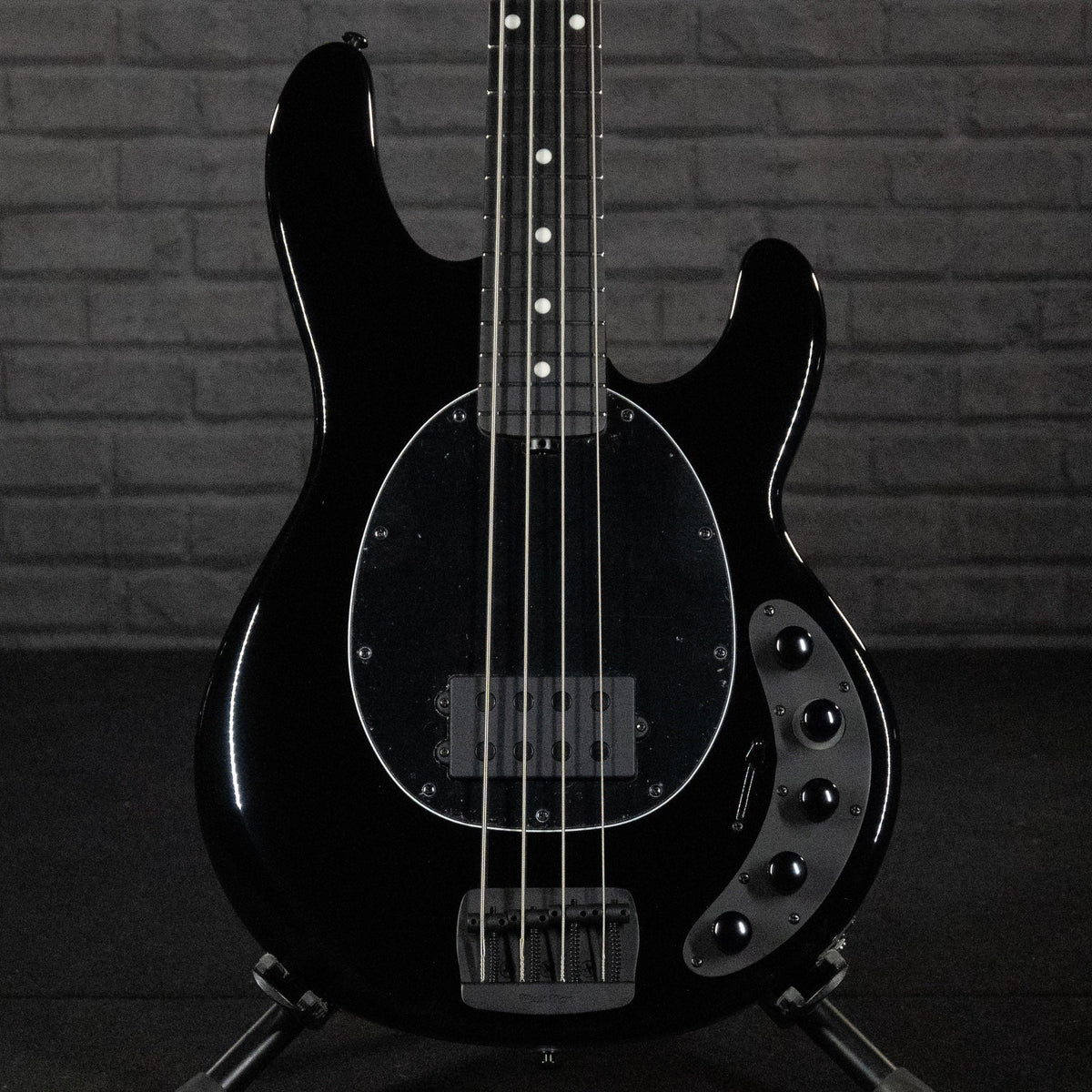 Ernie Ball Music Man DarkRay 4-String Electric Bass (Obsidian Black)