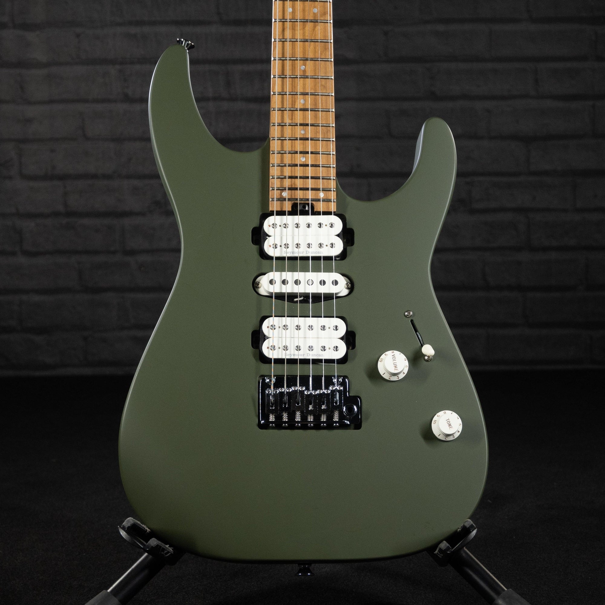 Charvel Pro-Mod DK24 HSH 2PT CM Electric Guitar (Matte Army Drab) [USE