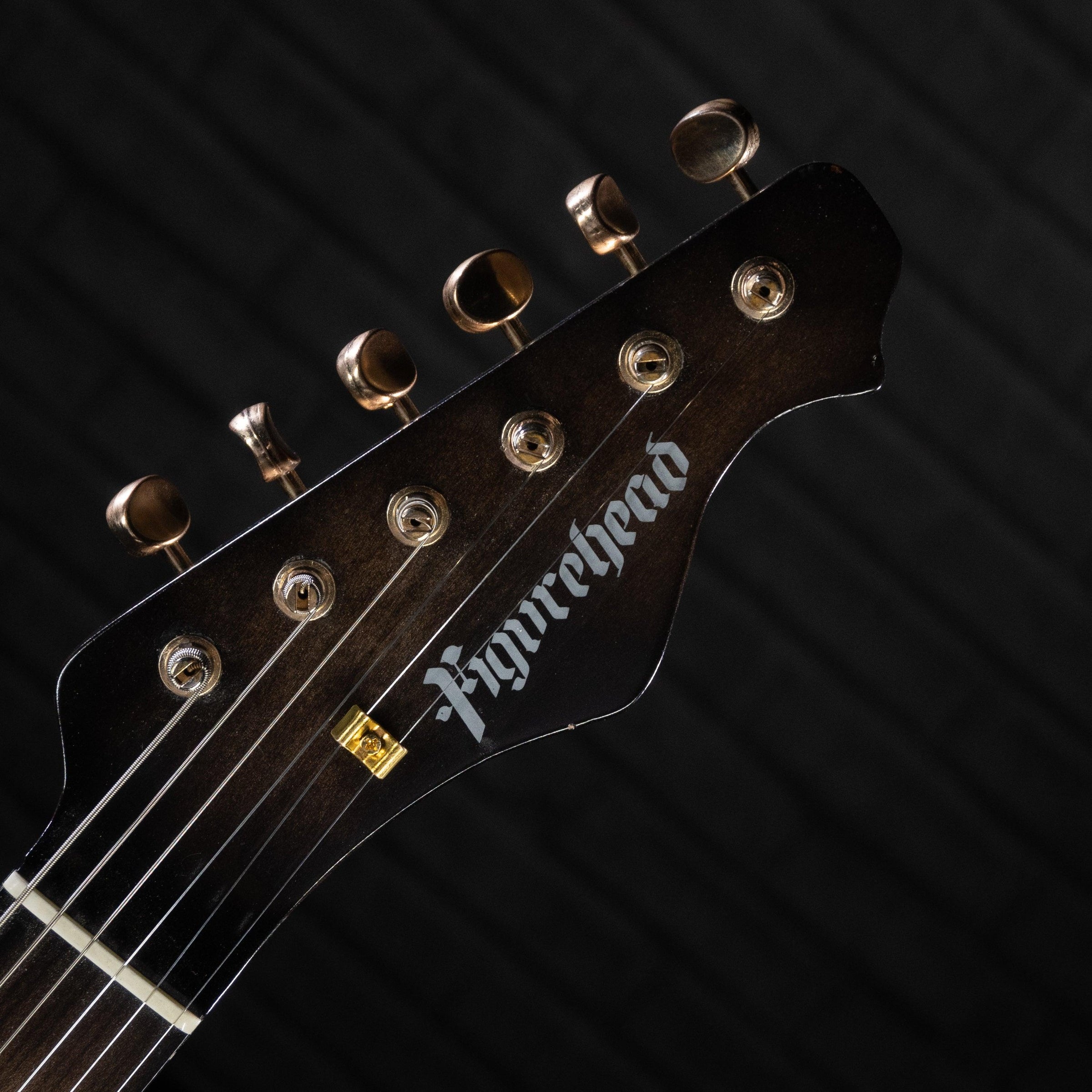 Figurehead Telecasper Black/White Pickups freeshipping - Impulse Music Co.