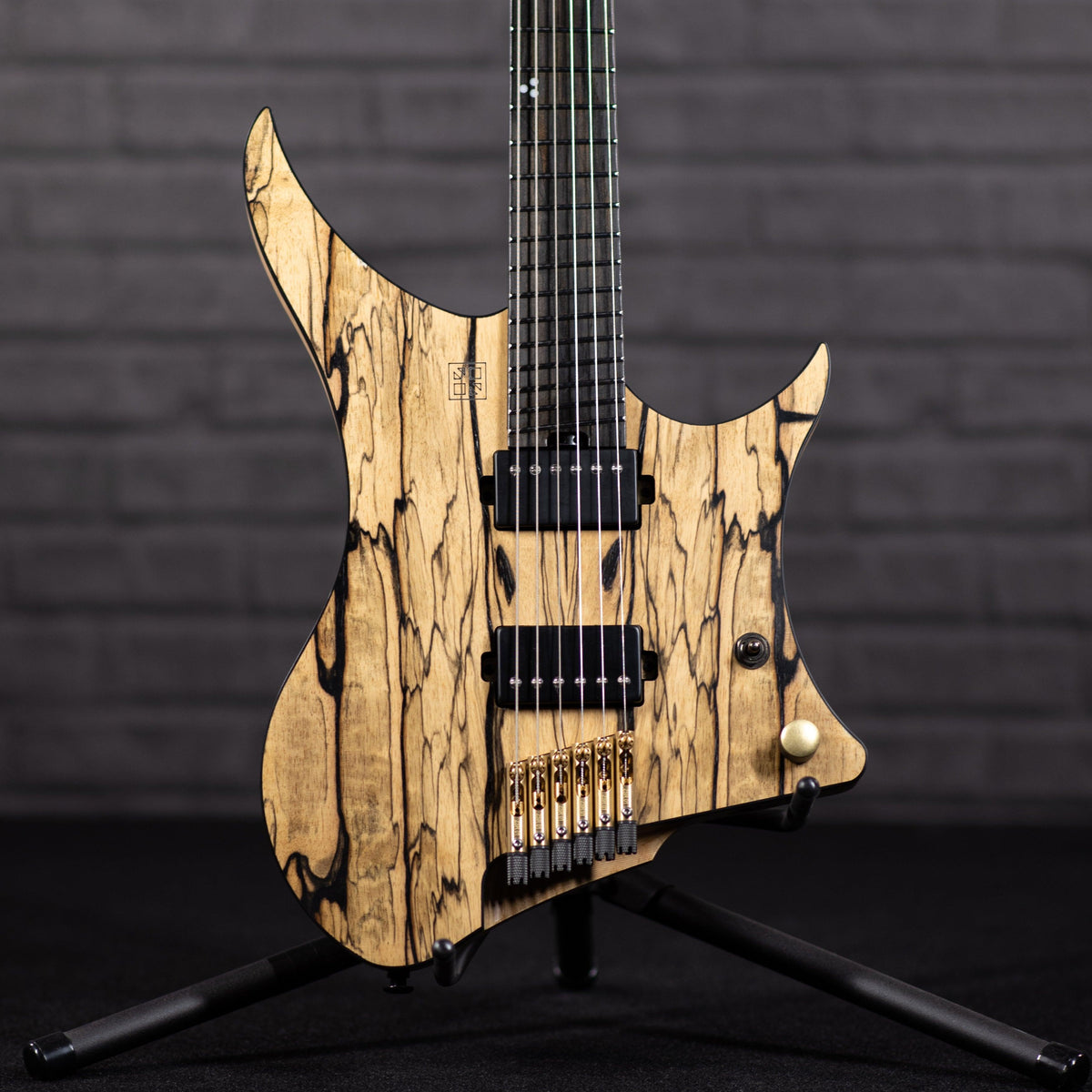 GOC Materia Headless Guitar 6 String (Antique Palemoon Ebony ...