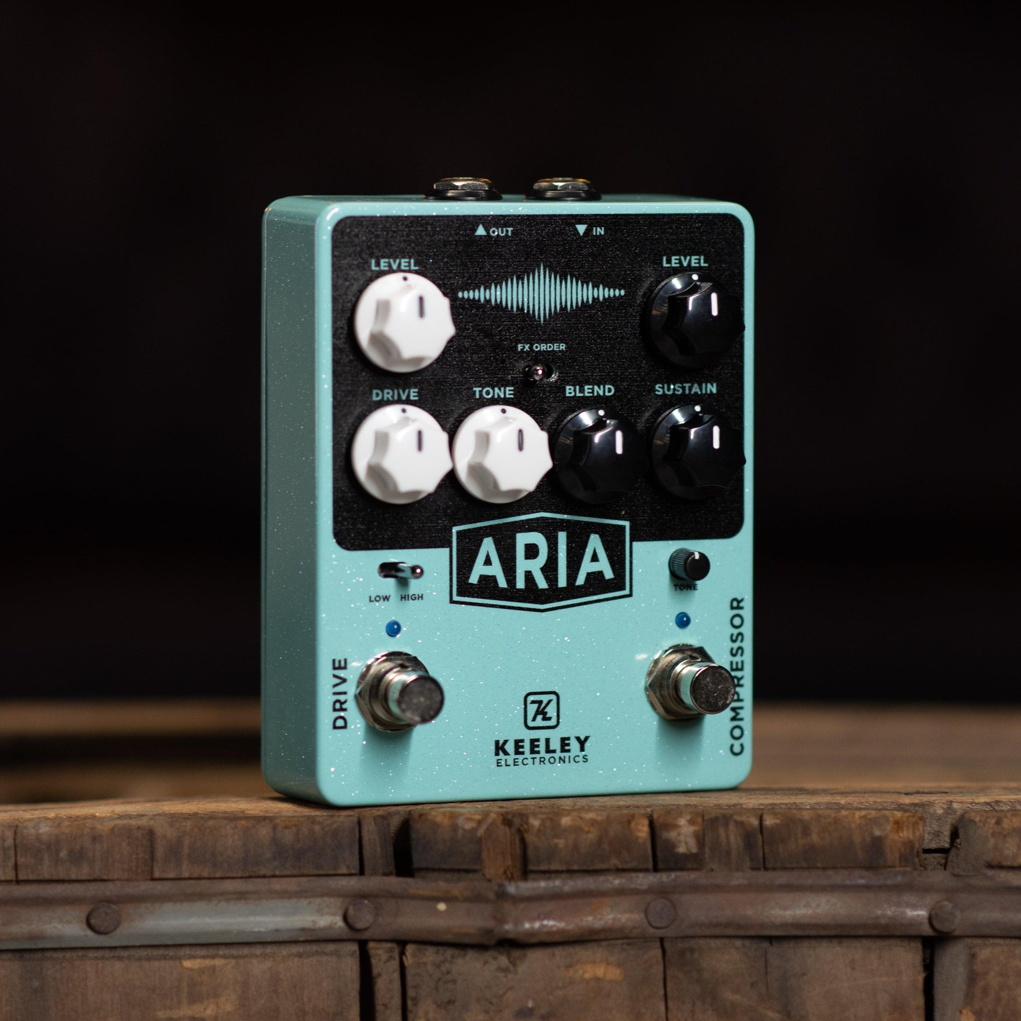 Keeley Aria Compressor Overdrive freeshipping - Impulse Music Co.