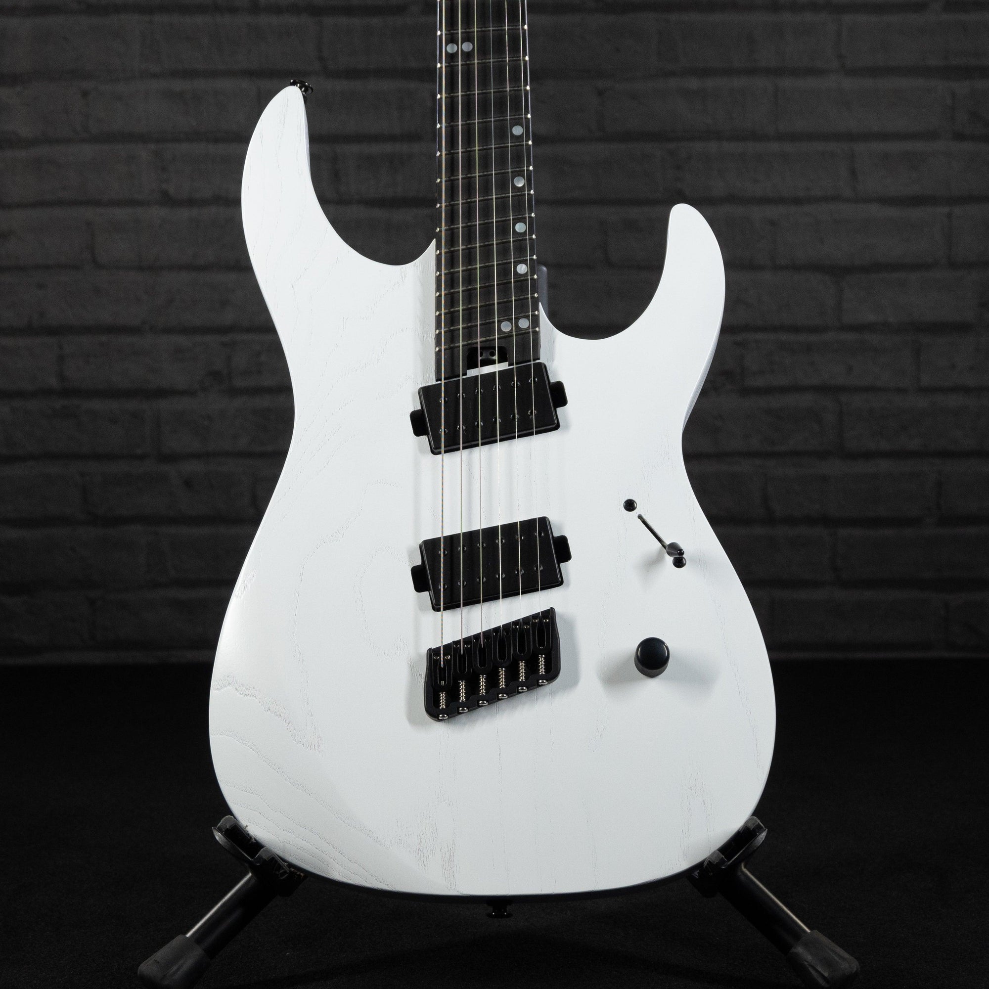 Legator Ninja N6FP 6-string Multiscale Electric Guitar (Snowfall)