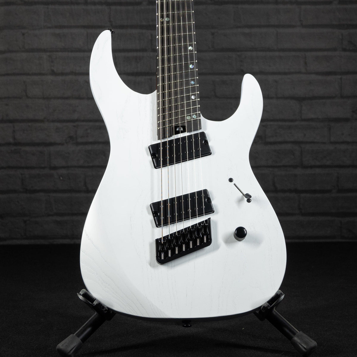 Legator Ninja N7FP 7-string Multiscale Electric Guitar (Snowfall)
