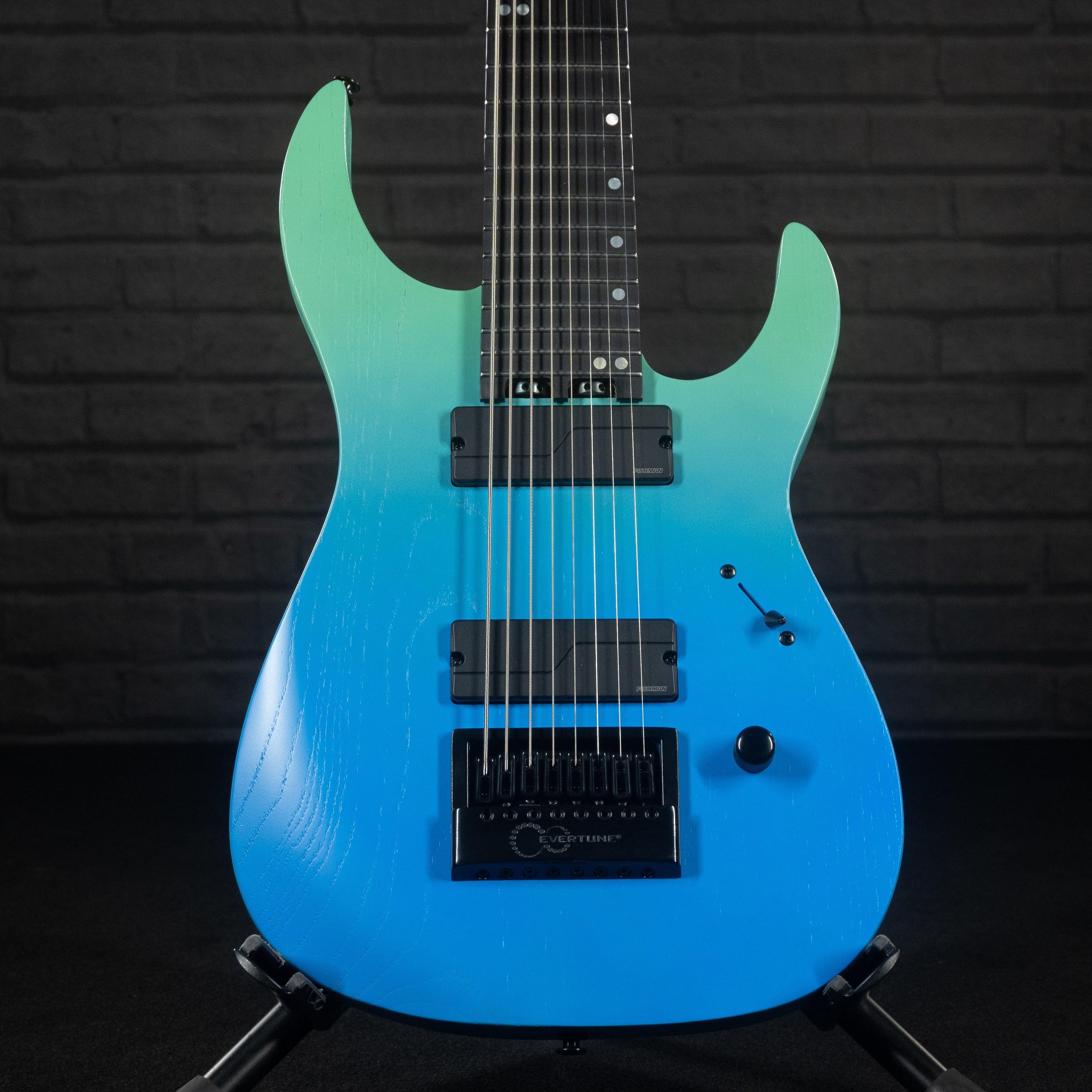 Legator Ninja N8EP 8-string Evertune Electric Guitar USED (Pacific Aqu